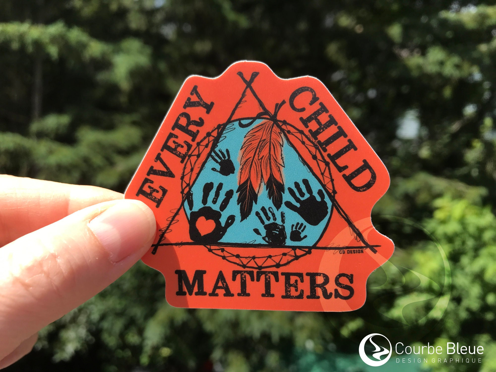Sticker in Support of First Nations Every Child Matters Donation to ...