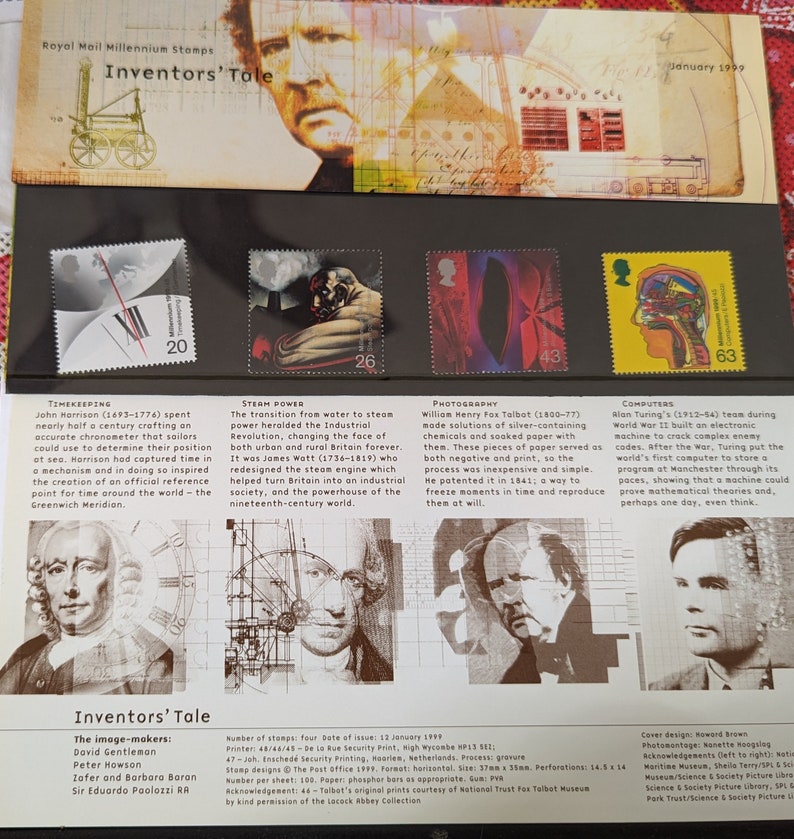 Royal Mail January 1999 Inventors Tale - Etsy