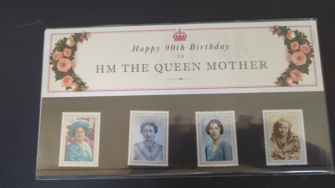 Royal Mint Stamps. Happy 90th Birthday to Hm the Queen Mother. August ...