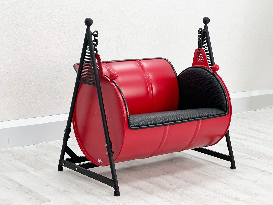 Oil Barrel Sofa Swing - Barrel Swing "lulu" - Oil Barrel Furniture by ...