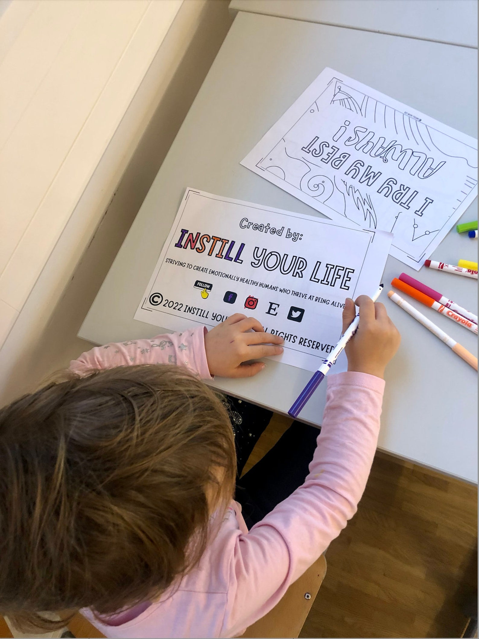 Printable Affirmations Coloring Pages, Digital Coloring Pages, Kid ...