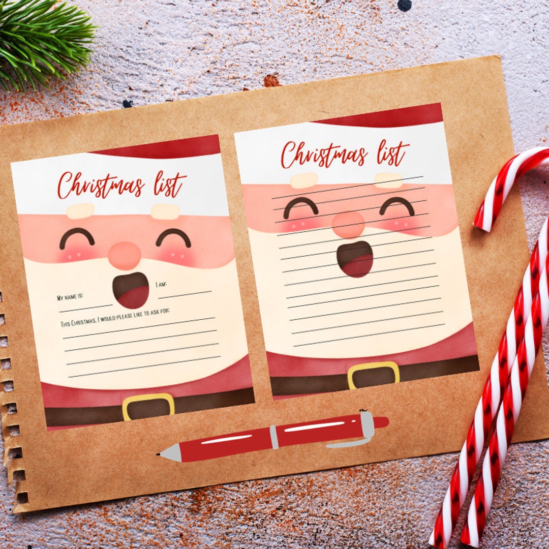 Santa's Christmas List - Etsy
