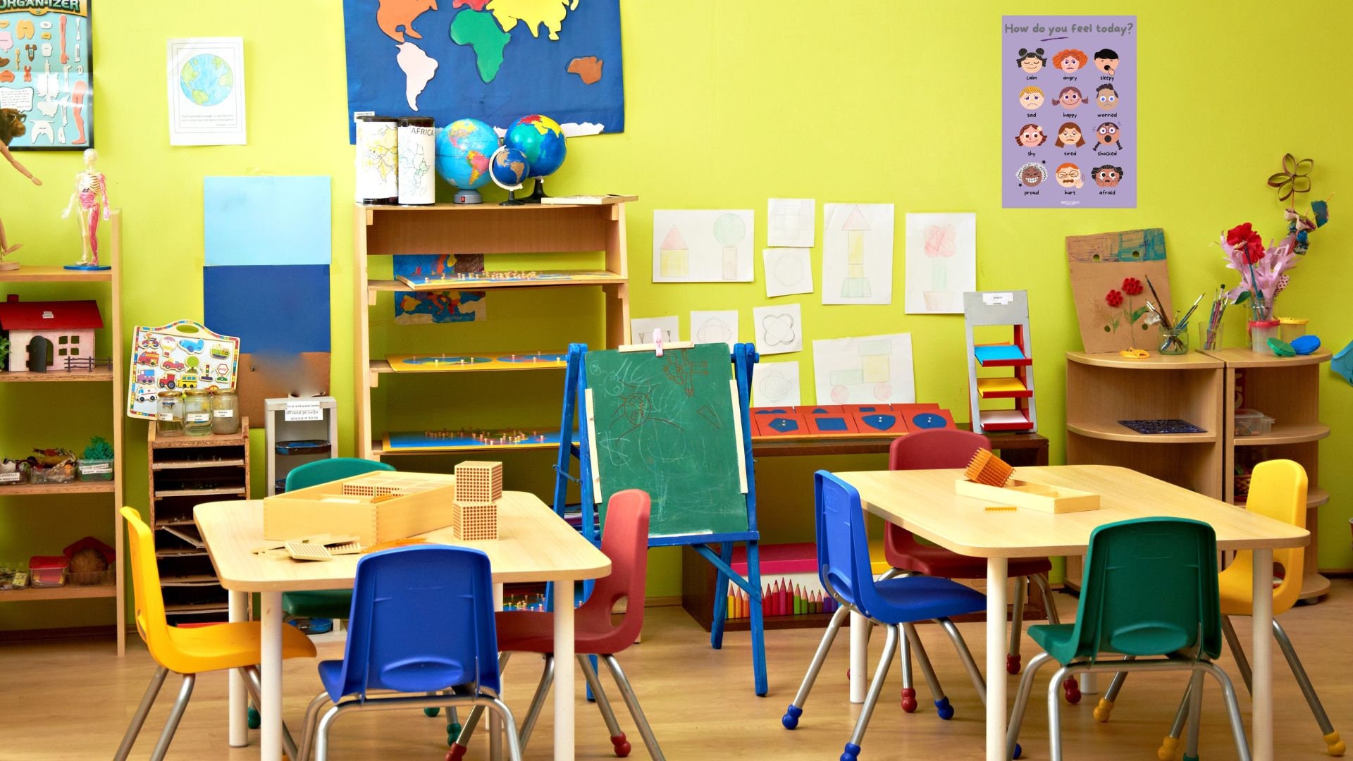 Kids Feelings Chart, Educational Poster, Kids Emotions, Emotional ...