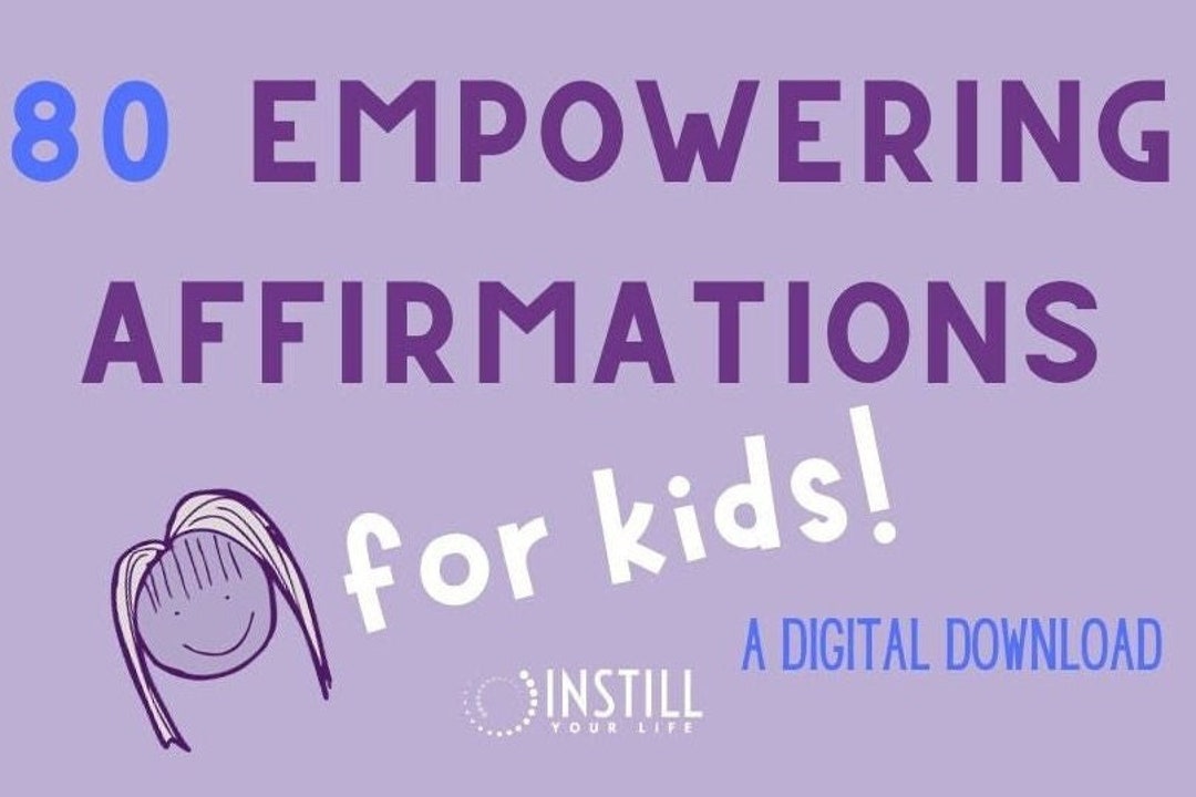 80 Empowering Affirmations for Kids L Lunchbox Notes L Daily ...
