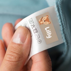 Name Stickers for Clothing and Objects 30 X 13 Mm, Personalizable and ...