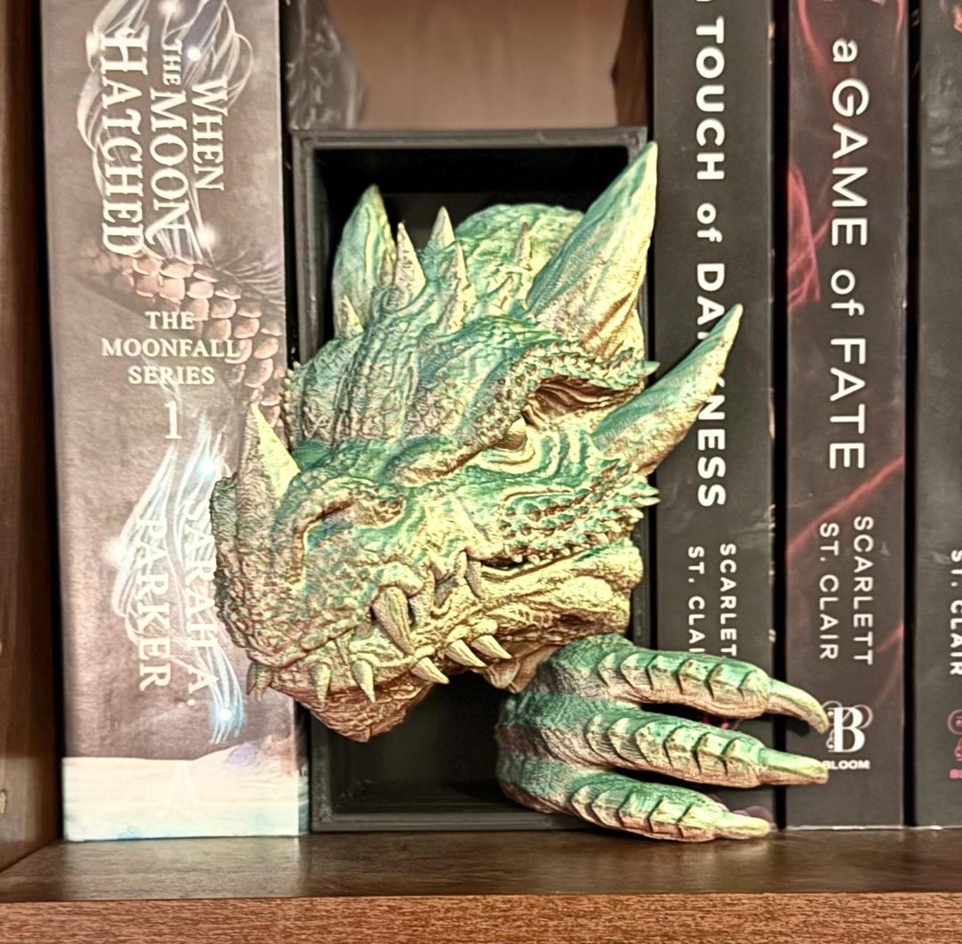 Threshing Day Dragon Bookends Bust Only - Etsy