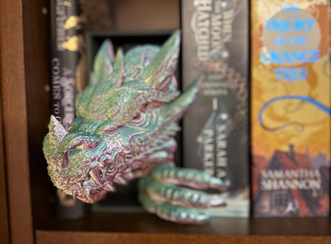 Threshing Day Dragon Bookends - Etsy