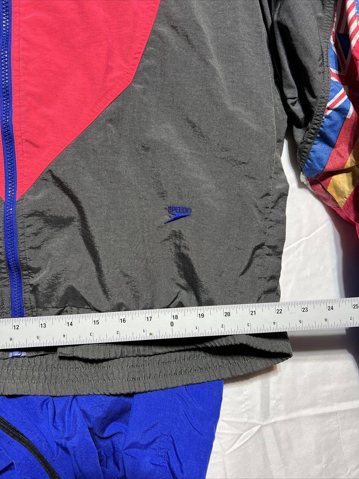 Speedo Vintage 1990s Olympics Colorblock National Flags L Mens ...