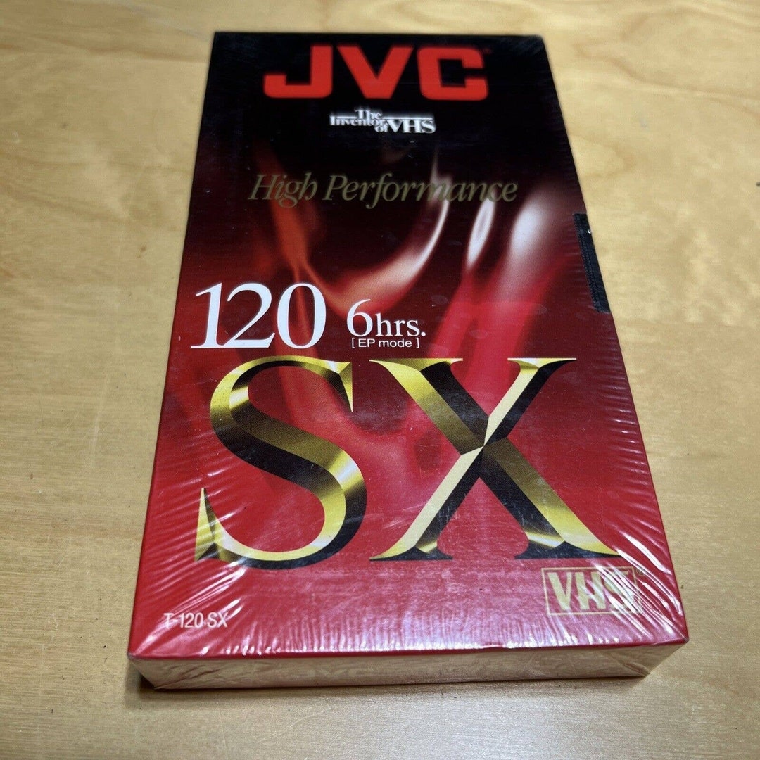 JVC T-120 SX Blank High Performance VHS Tape - Etsy