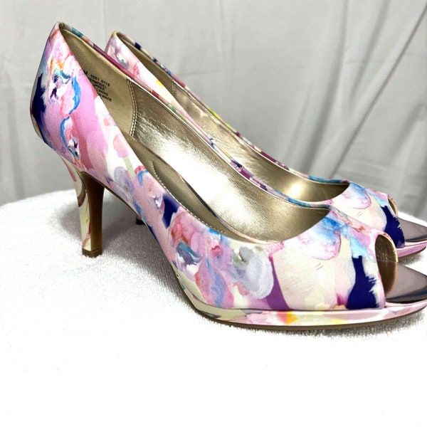 Floral Heels - Etsy