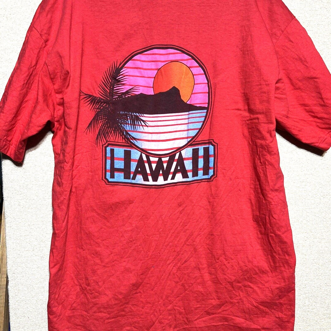 Vintage Single Stitch 80s Red Graphic Tshirt Retro Hanes Beefy - Etsy