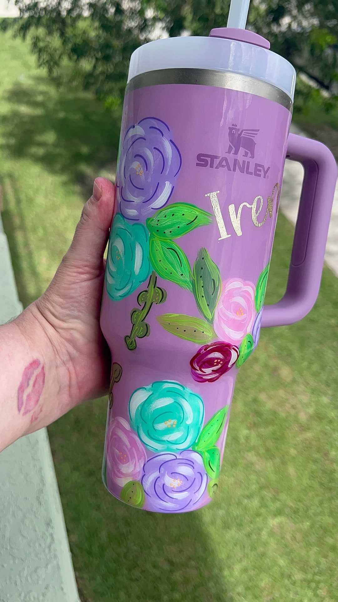 Hand Painted Stanley Tumbler - Etsy