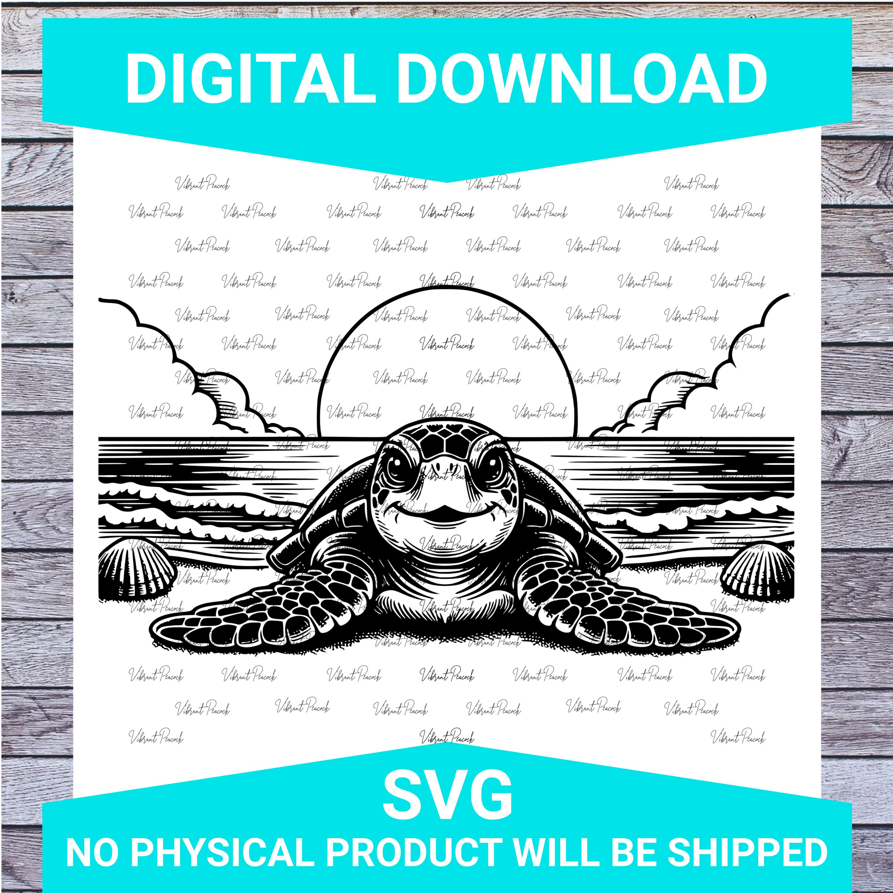 Sea Turtle SVG Bundle: Laser Cut File (digital Download) - Etsy