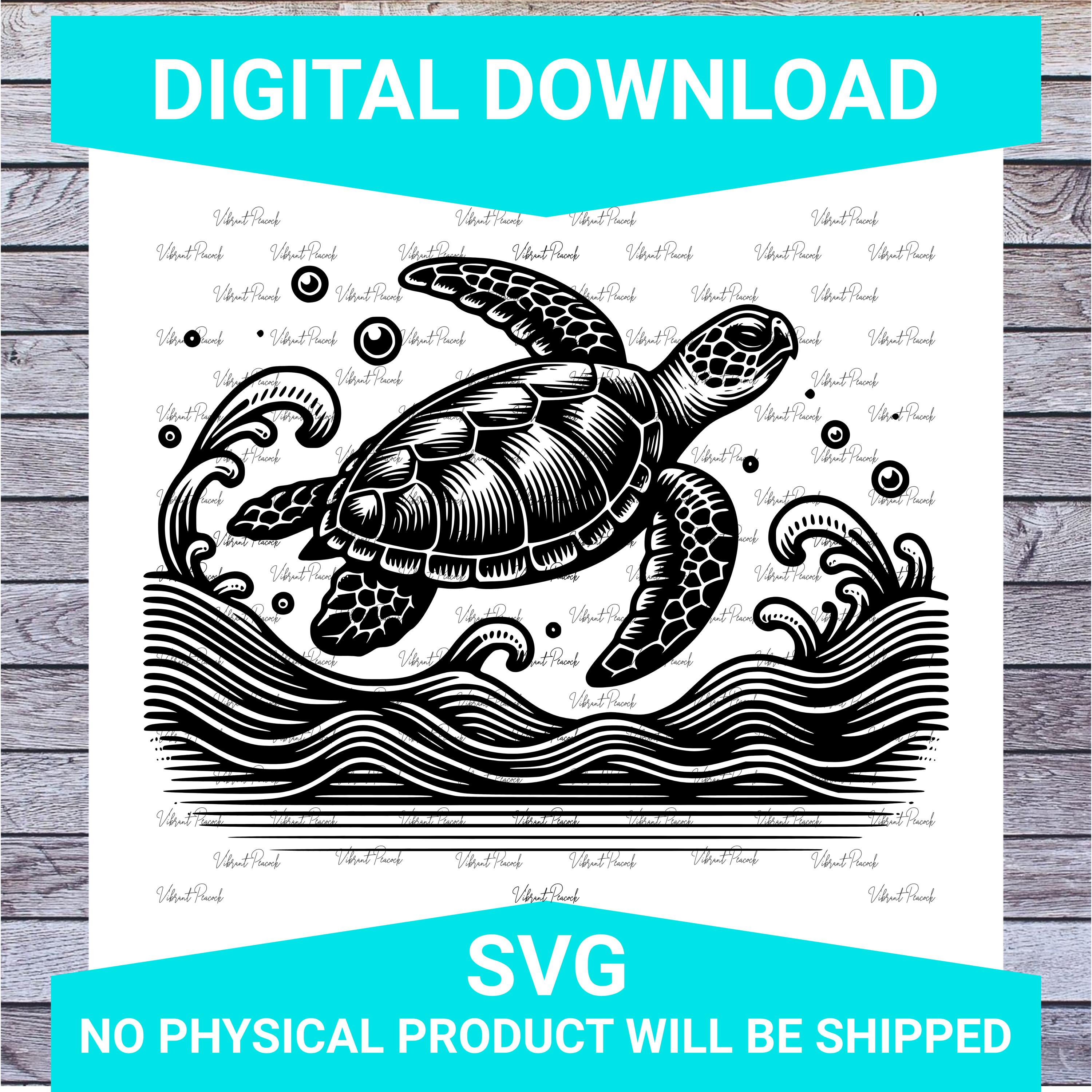 Sea Turtle SVG Bundle: Laser Cut File (digital Download) - Etsy