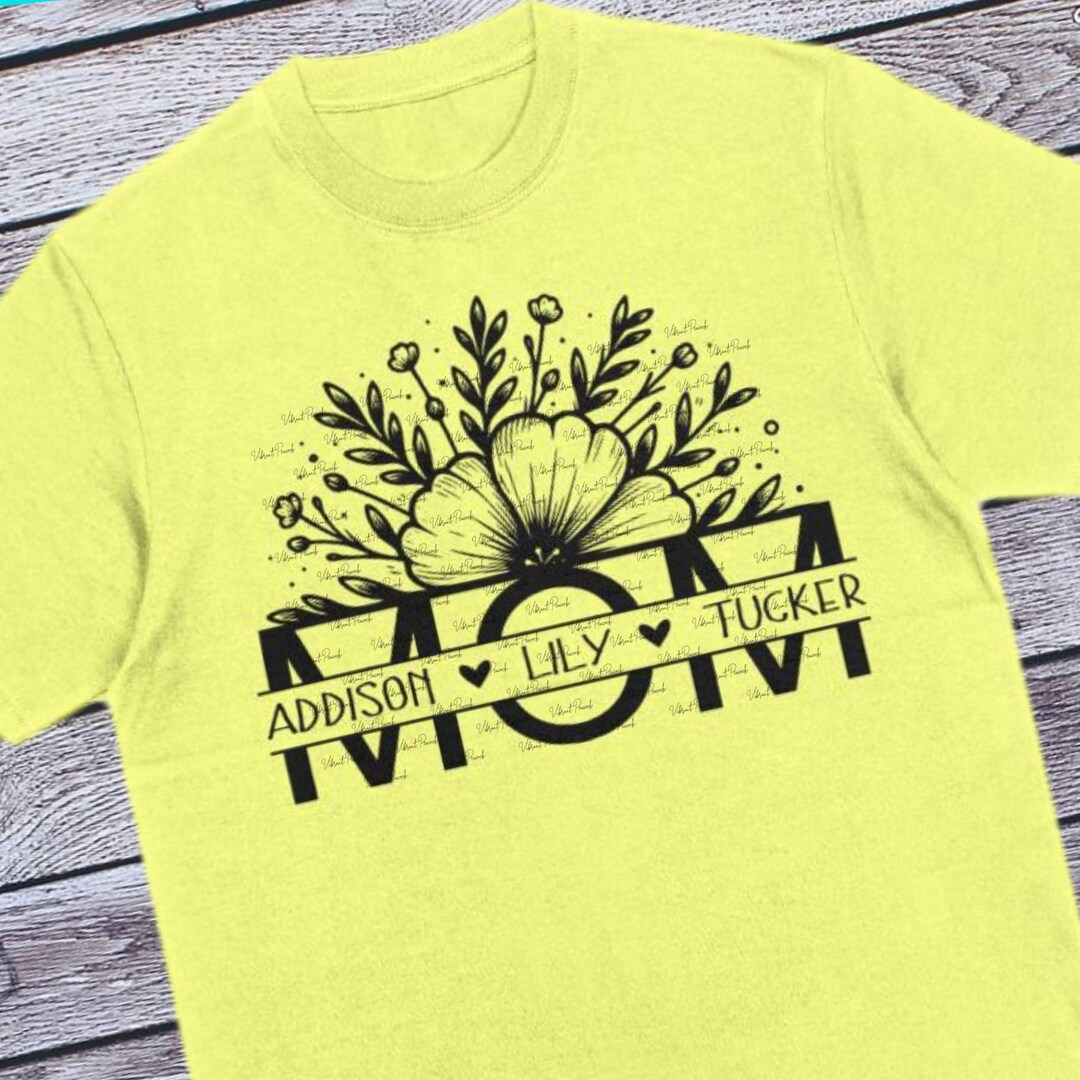 Floral Mom SVG – Split Mom Svg - Mother's Day Svg - Floral Svg - Mom ...