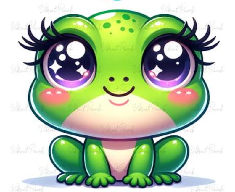 Cute Frog PNG – High-resolution Digital File (stickers, Sublimation) - Etsy