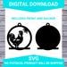 Rooster Suncatcher SVG - Digital Download - Cut File - Laser Cut File ...