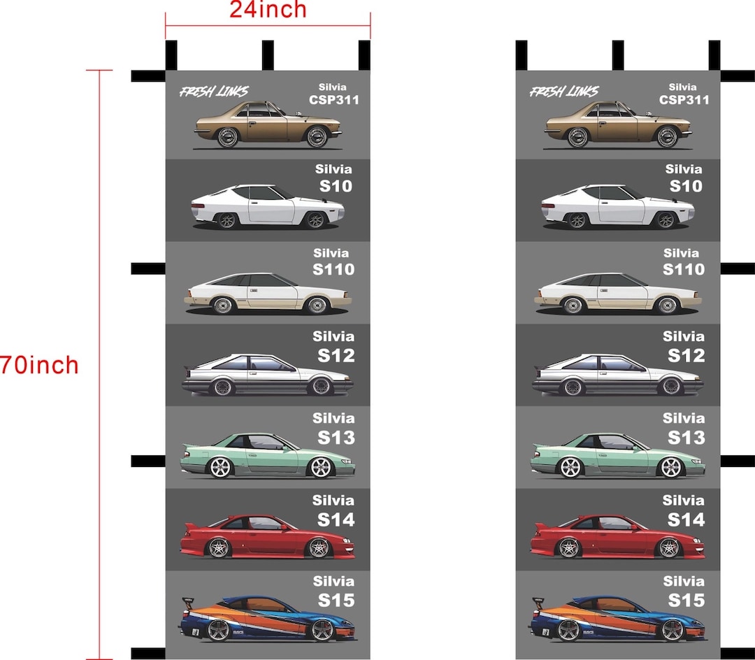 Silvia Generation Flag - Etsy