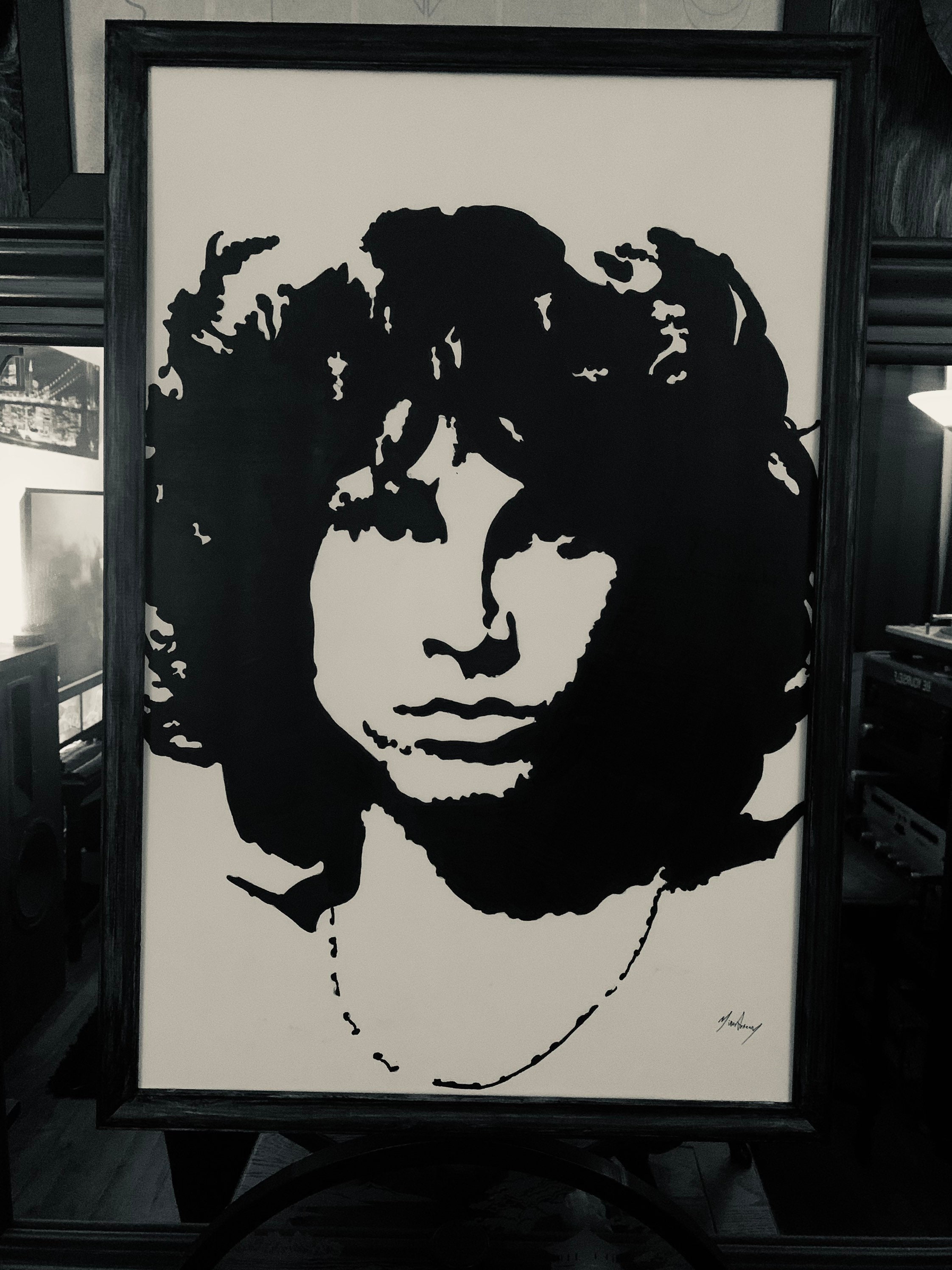 Jim Morrison Painting