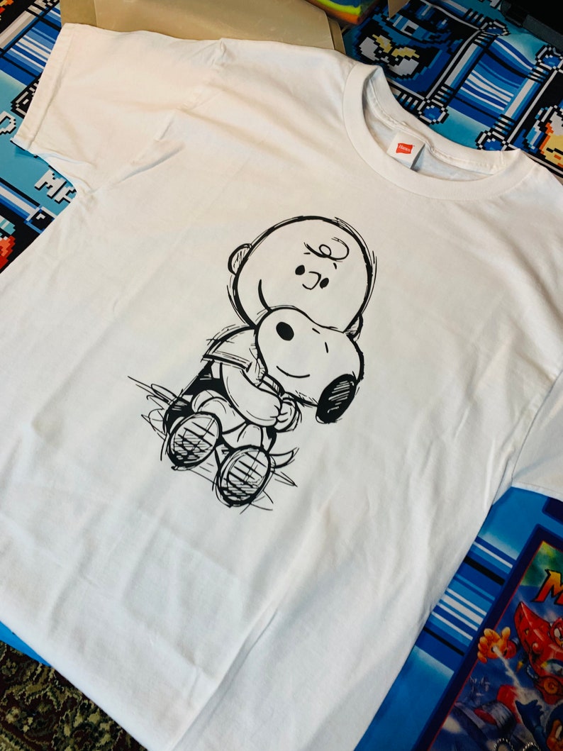 Best Friends Front Graphic Vinyl Mike Design T-shirt - Etsy