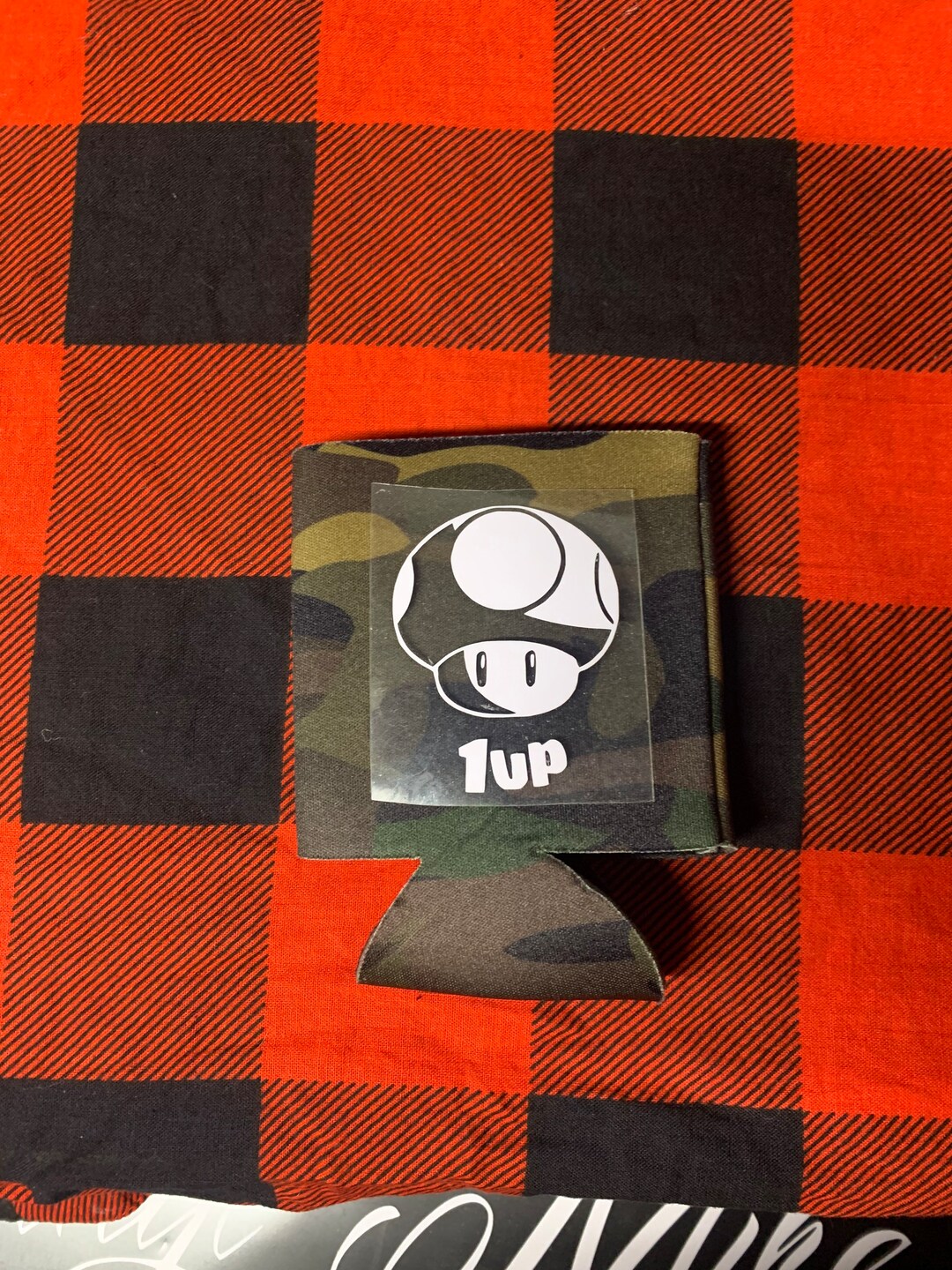 1-UP Mario Bros Drink Cousy. Multiple Colors Available - Etsy