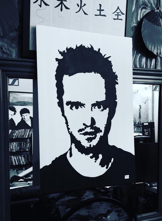 Aaron Paul Stencil