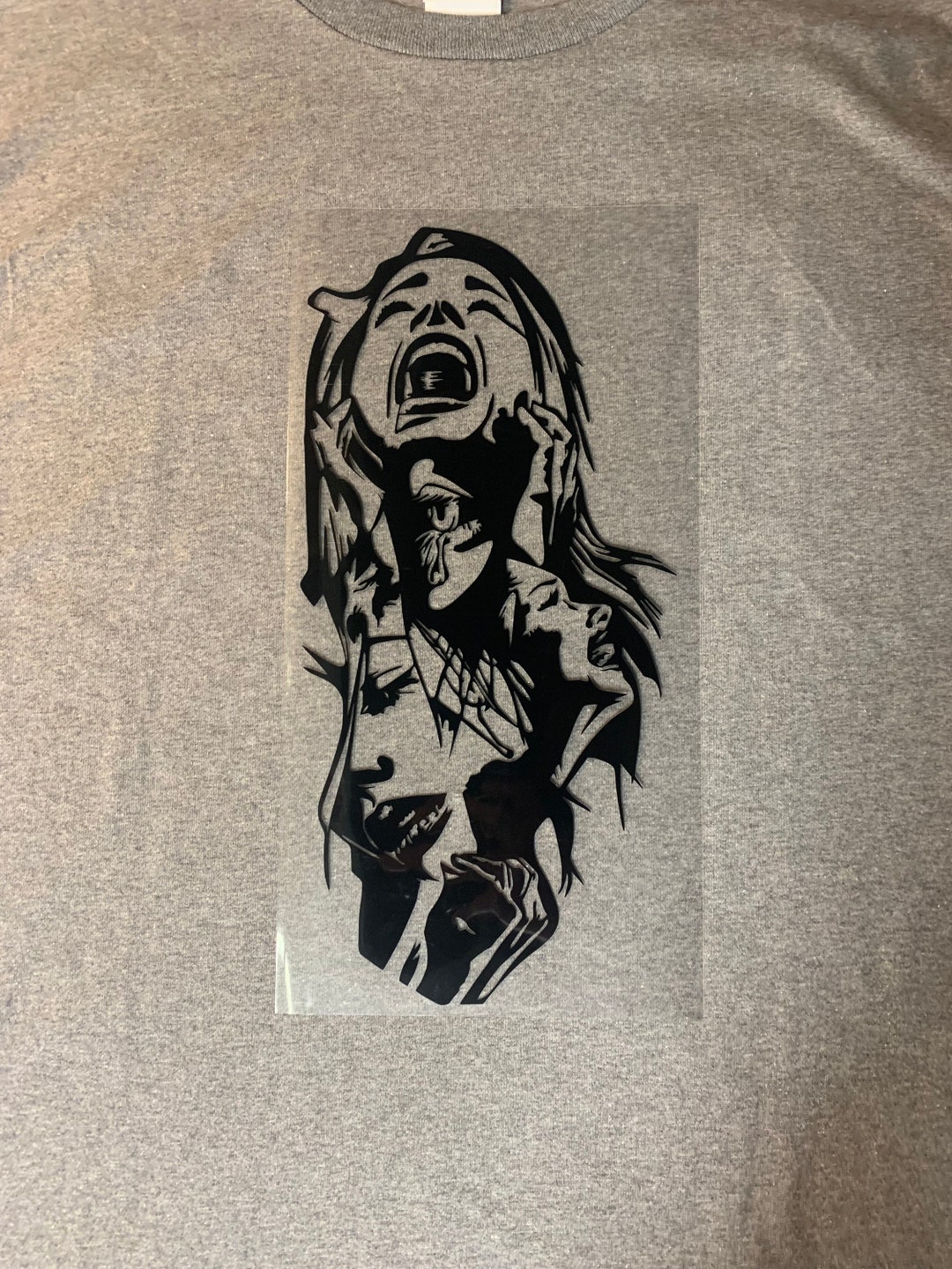 Anguish Graphic Tee Vinyl Mike Front Design, Limited Edition - Etsy