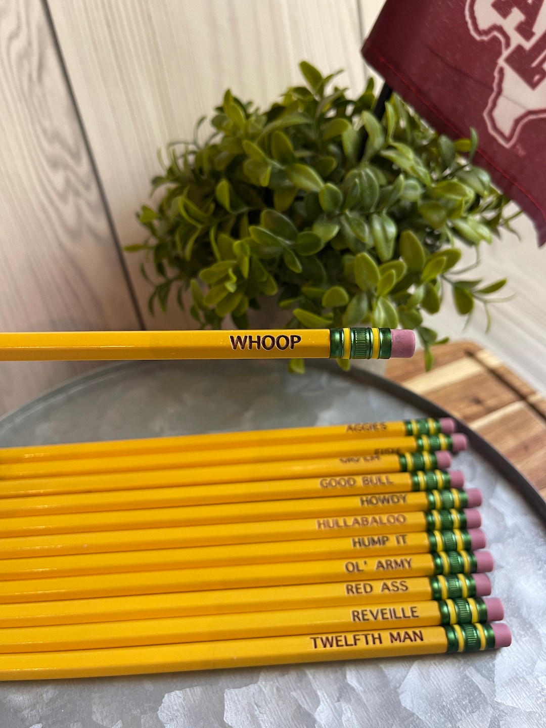 Texas A&M Engraved Pencils - Student Back to School Gift - Teacher Gift ...