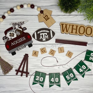 Aggie Tiered Tray - Aggie Football-aggie Birthday, Wedding, Graduation ...