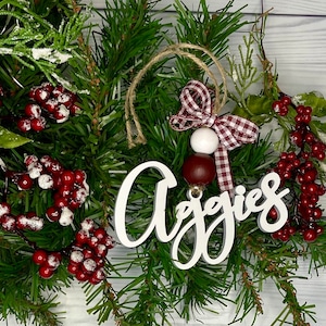 Texas A&M Aggies Car Charm - Aggie Graduation, Birthday, Sorority ...