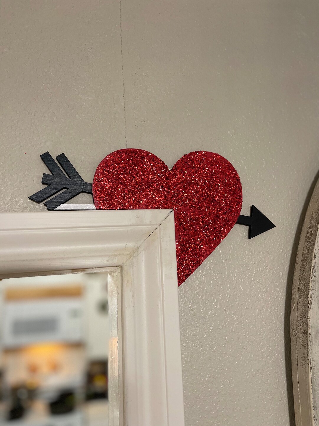 Heart Arrow Door Corner-valentine Day Decor-valentine Decor-valentines ...