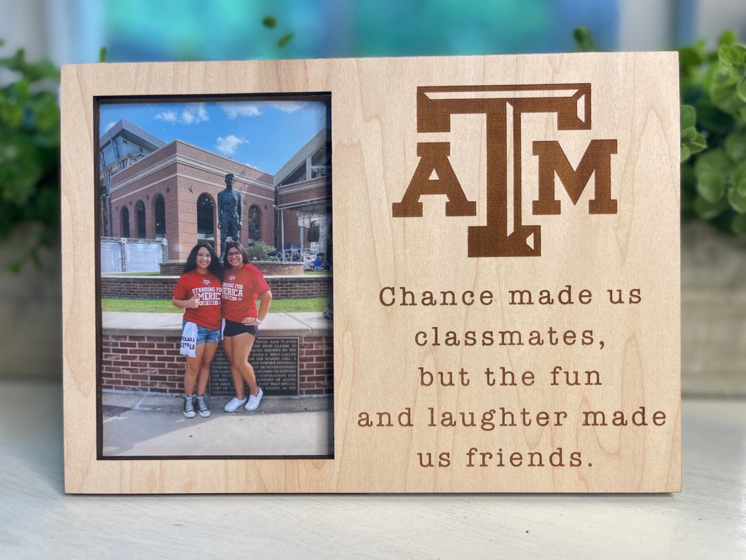 Aggie Friends Picture Frame Aggie Graduation Gift Birthday, Wedding ...