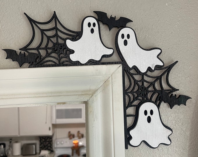 Halloween Door Corner Sign - Door Corner Decor - Halloween Decorating ...