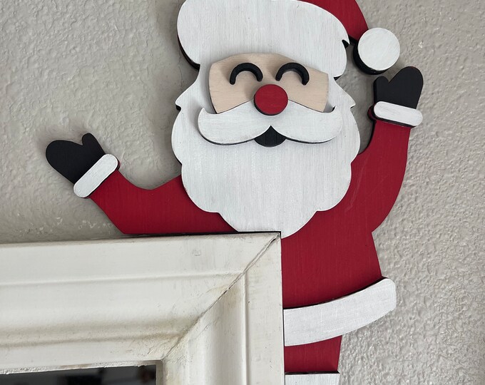 Door Corner Christmas Decor - Holiday Decorations - Christmas Ornament ...