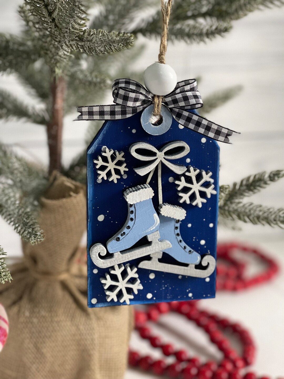 Christmas Gift Tag - Wood Christmas Tags - Custom Christmas Tags ...