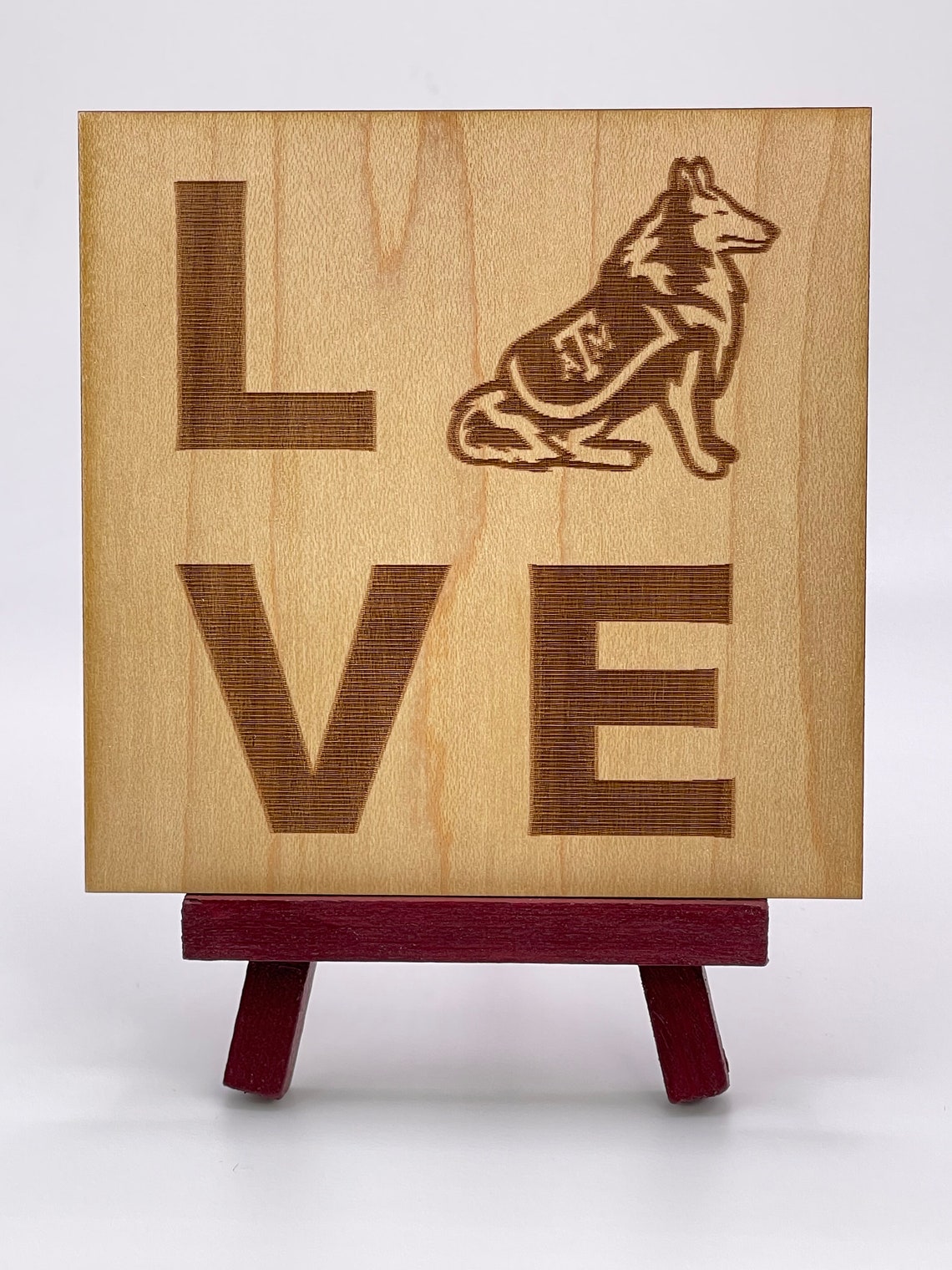 Wooden LOVE Reveille Aggie Graduation Birthday - Etsy