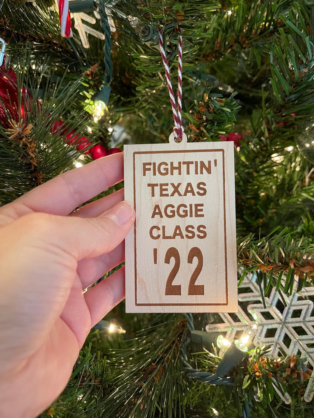 Texas A&M Fightin Texas Aggie Class of Ornament- Aggie Graduation ...