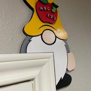 Back to School Gnome Decor - Classroom Decorations - Door Corner Decor ...