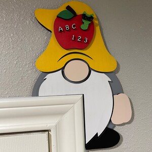 Back to School Gnome Decor - Classroom Decorations - Door Corner Decor ...