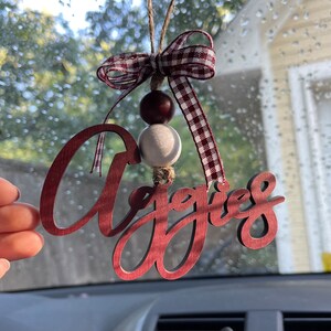 Texas A&M Aggies Car Charm - Aggie Graduation, Birthday, Sorority ...