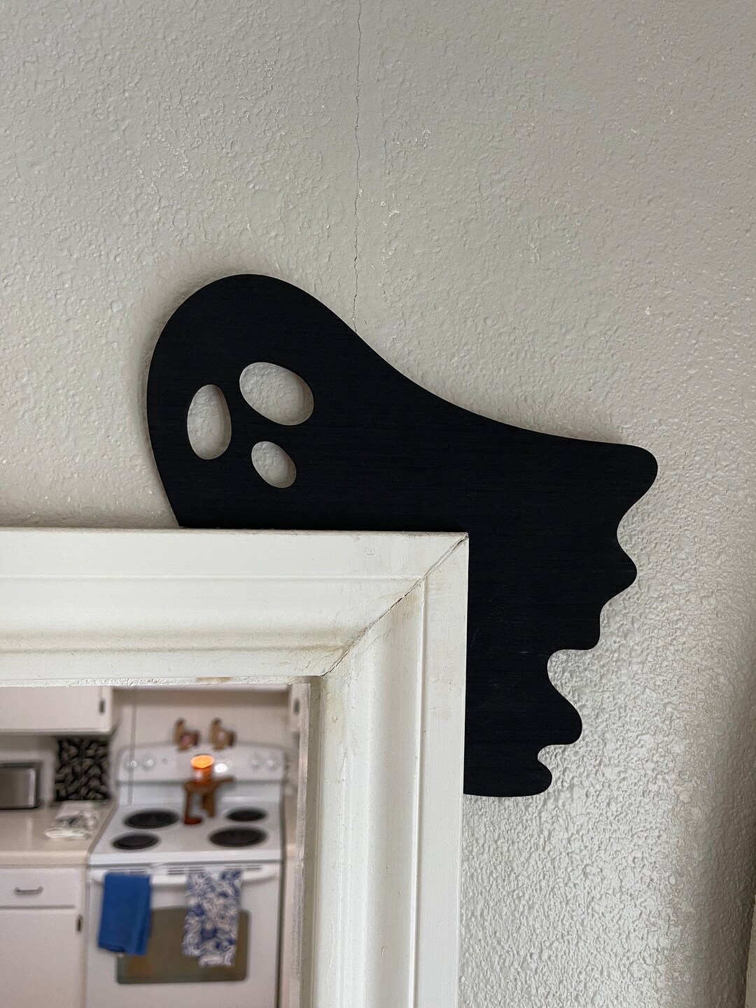 Door Corner Decor - Ghost - Halloween Ghost Sign - Ghost Decor - Fall ...