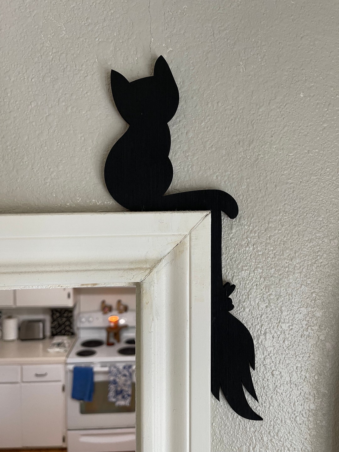 Halloween Decor - Door Sitters - Fall Decor - Holiday Decorations - Cat ...