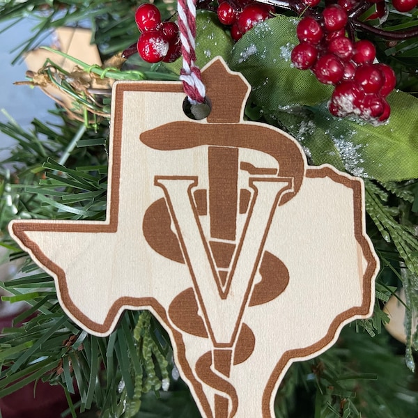 Texas A&m Aggie Christmas Ornament - Etsy