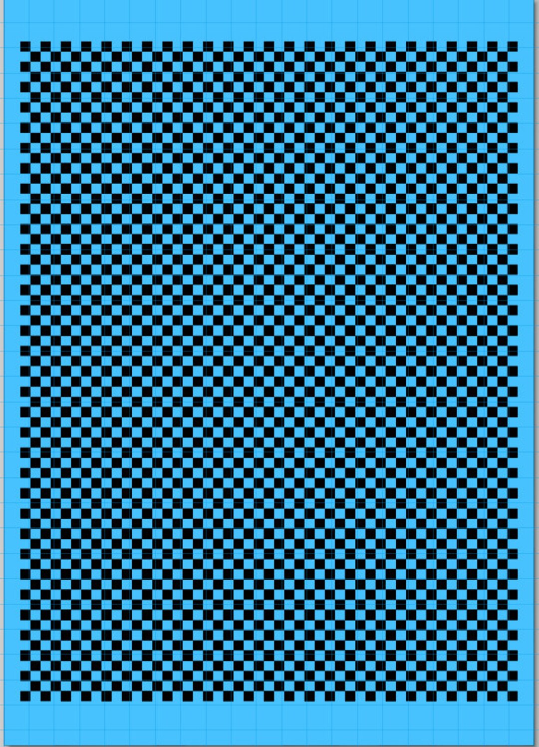 Small Checkerboard Pattern Decal Sheet in Black - Etsy