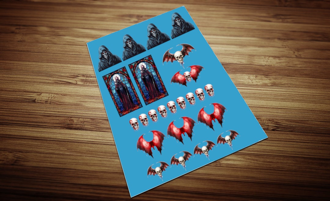 A6 Transfer/ Decal Sheet of High Quality Night Lords Style - Etsy
