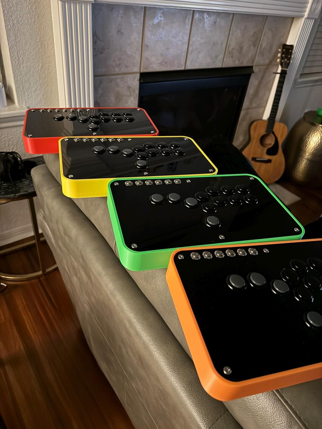 Ekkusu Fight Controller for PC/PS5 GP2040 All Button Leverless ...