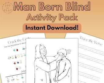 Jesus Heals Blind Man - Etsy