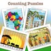 African Animals Activity Printable Pack, Busy Book, Montessori, Reading ...