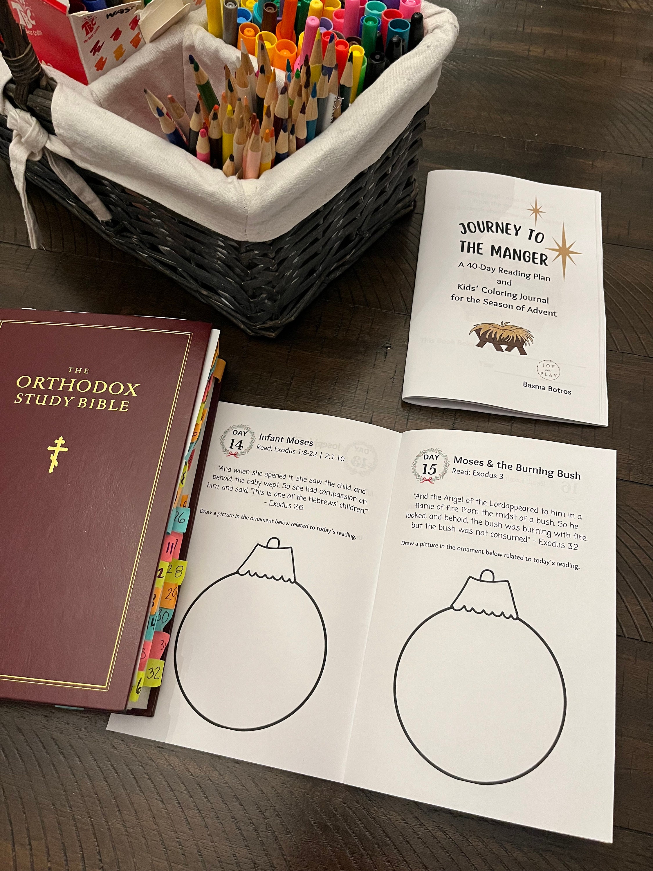 Orthodox Jesse Tree, Printable Activity Pack, Journal Keepsake ...