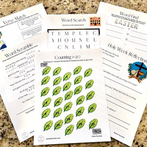 Orthodox Holy Week Printable Activity Pack, Busy Book, Christian ...